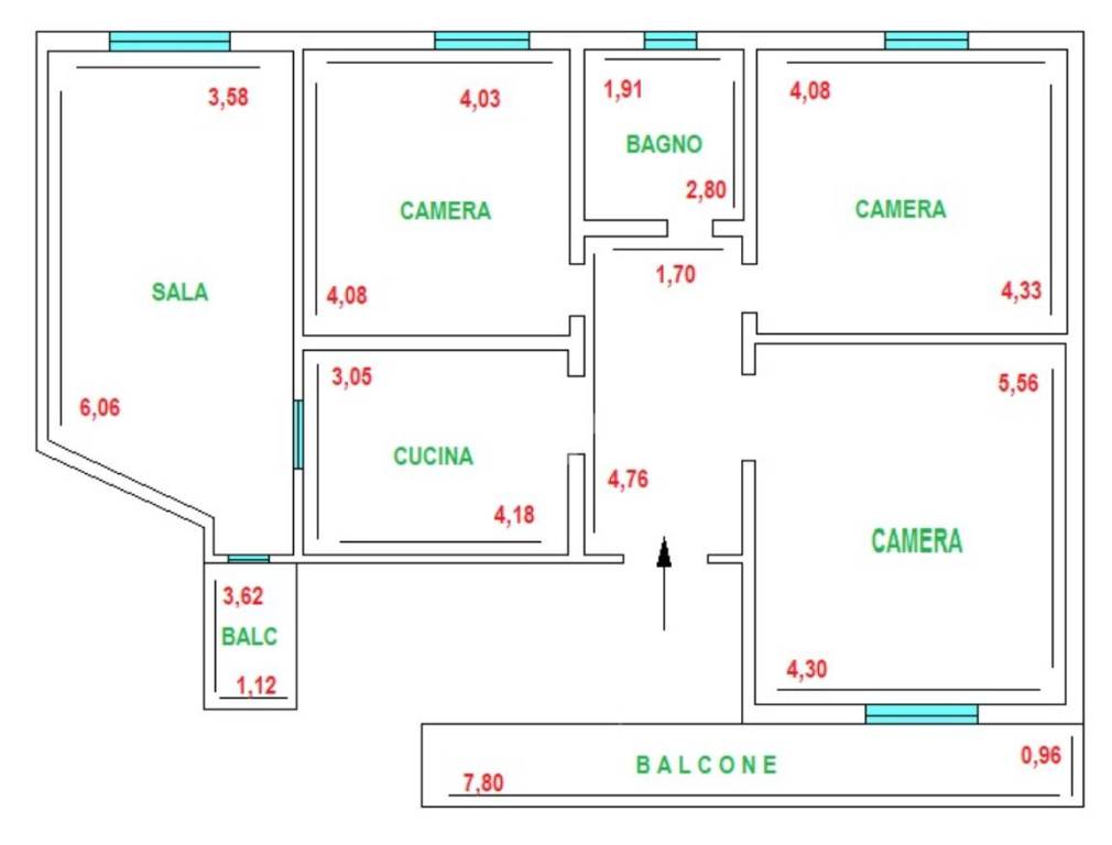 Appartamento in vendita ad Aprilia via Daniele Manin, 11