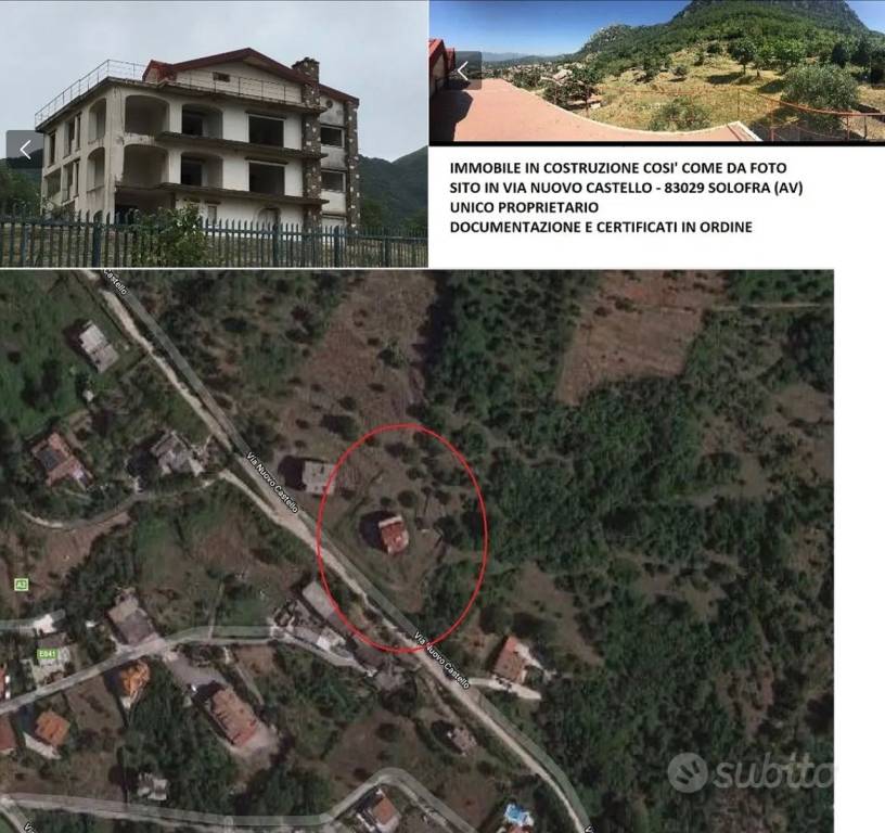 Villa Bifamiliare in in vendita da privato a Solofra via Castello