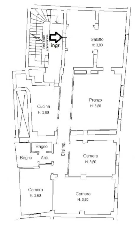 Appartamento in vendita a Modena