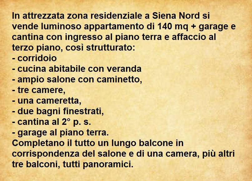 Appartamento in in vendita da privato a Siena via Mentana, 0