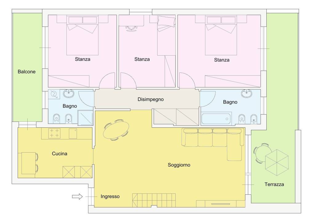 Attico in vendita a Bolzano