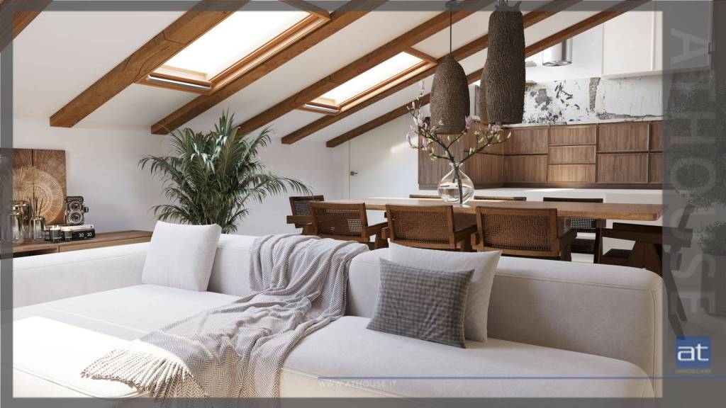 Mansarda in vendita a Trieste via Giulia, 53