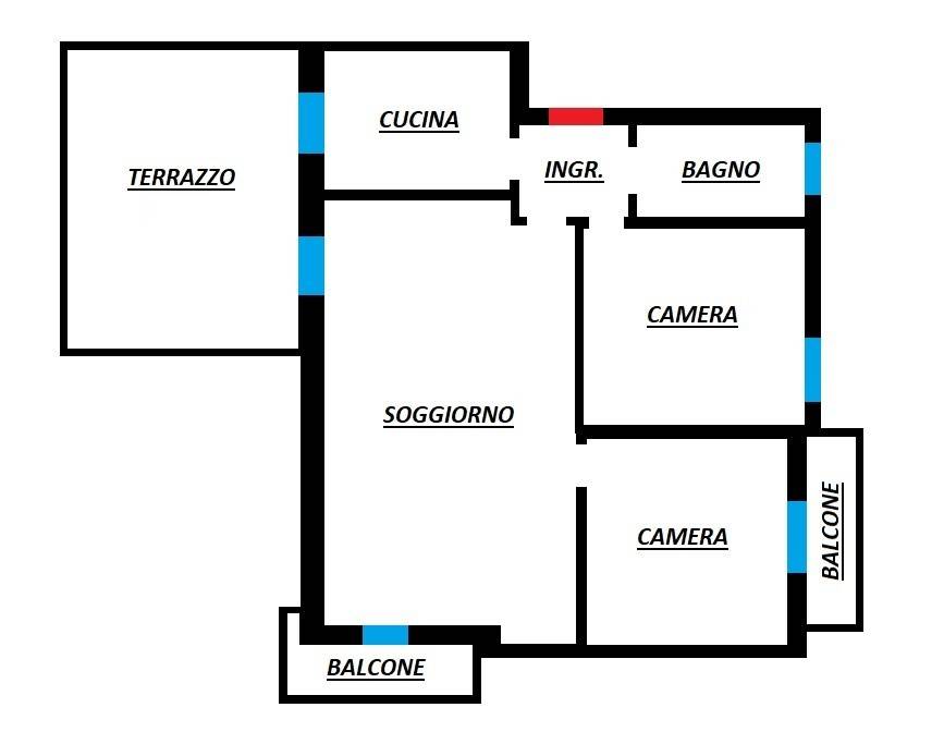 Appartamento in vendita a Bologna via San Ruffillo