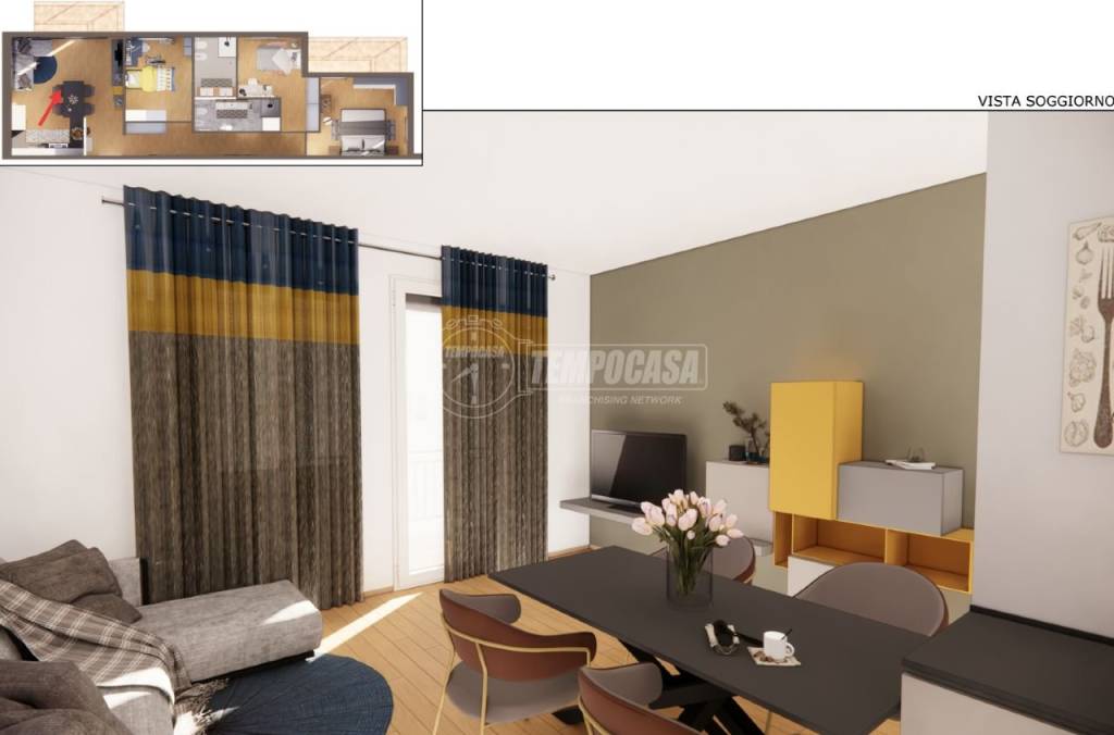 Appartamento in vendita a Reggio nell'Emilia via Pier Giacinto Terrachini