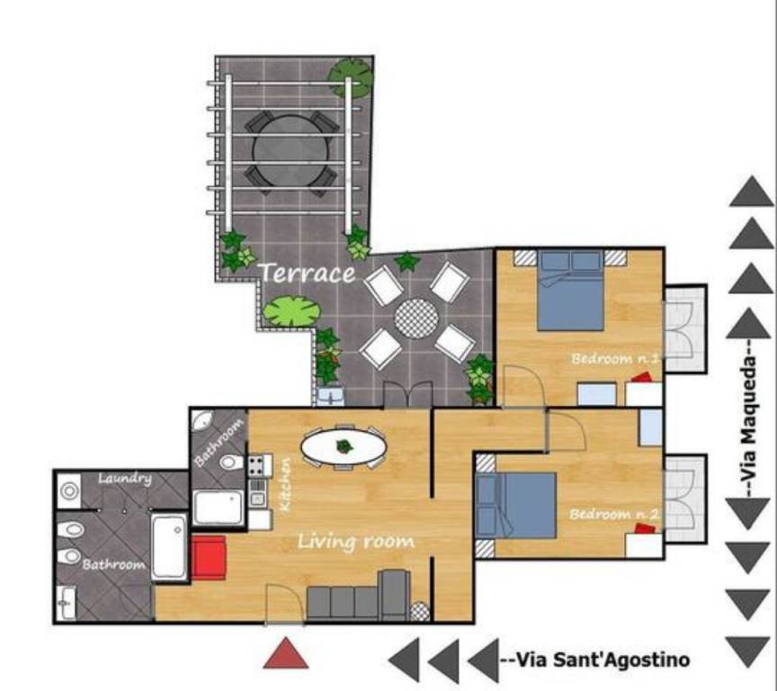 Appartamento in in vendita da privato a Palermo via Sant'Agostino, 3