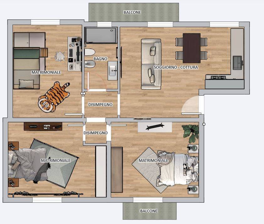 Appartamento in vendita a Livorno via di Salviano, 274