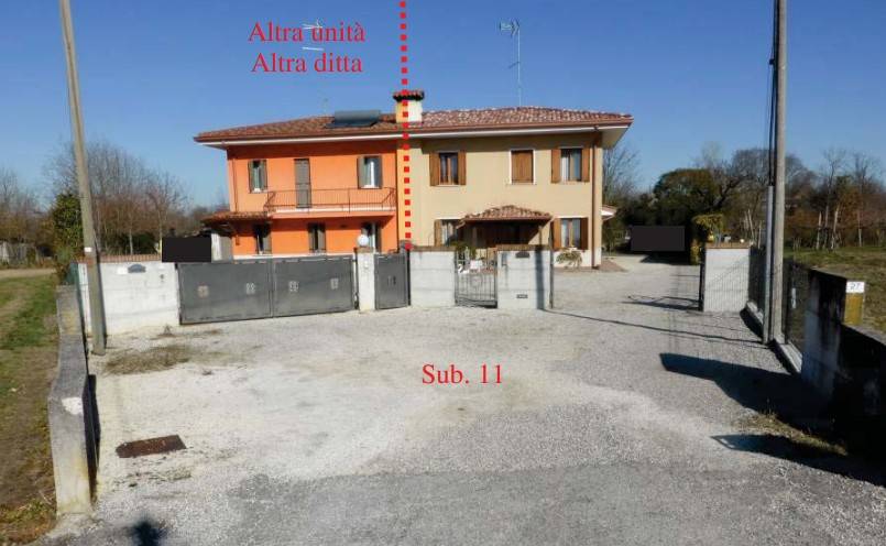 Villa Bifamiliare all'asta a Oderzo via Prà Gatta di Rustignè, 27/a