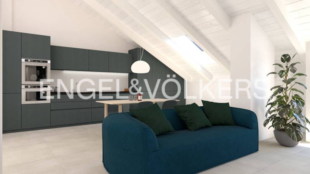 Attico in vendita a Mezzolombardo via Alcide De Gasperi, 59