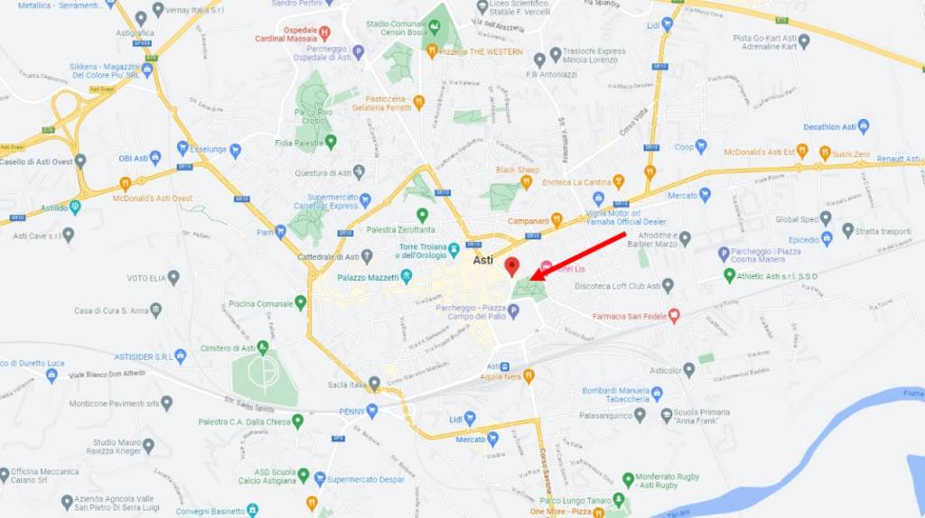 Appartamento all'asta ad Asti via Giuseppe Maria Bonzanigo