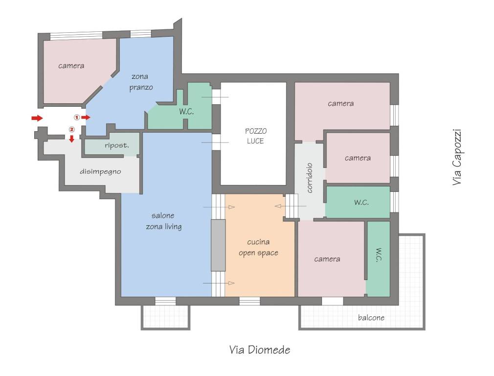 Appartamento in vendita a Foggia via Zodiaco, 37
