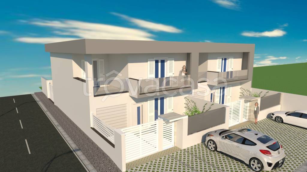 Villa in vendita a Parete via Giuseppe Di Vittorio