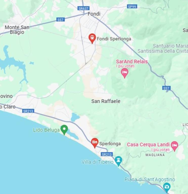 Villa all'asta a Fondi strada Provinciale Fondi Sperlonga